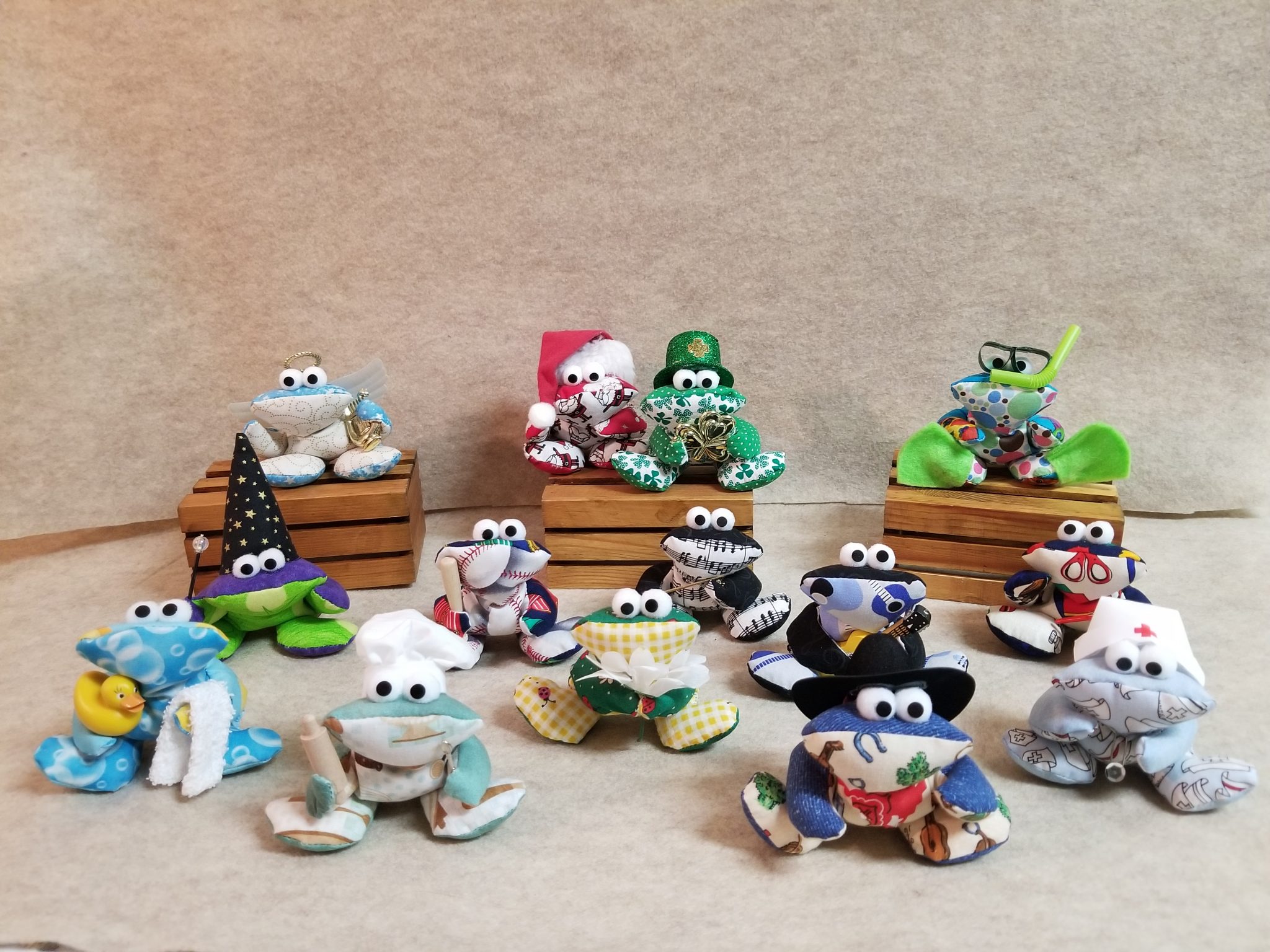 Bean Bag Frogs in Port Charlotte | Homemade Crafts in Port Charlotte